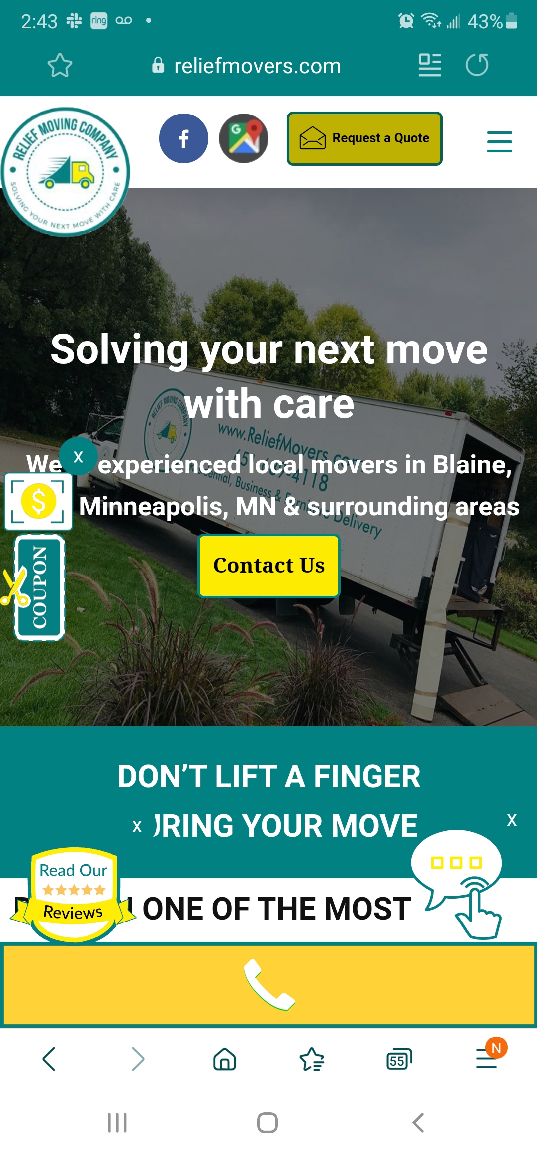 Moving Company Websites | Web Design Service for Movers